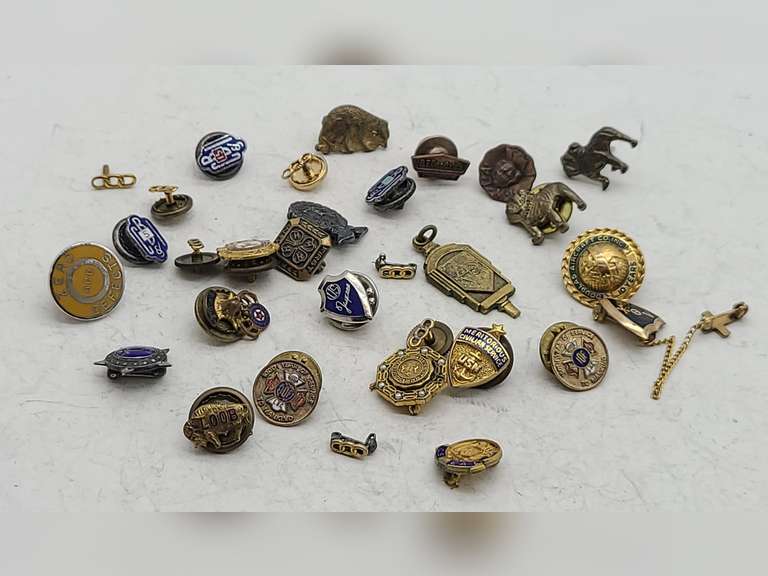 Group of Pins, Organizations, Events, Advertising & Award Pins Circa ...