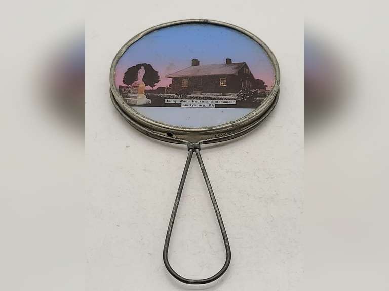 SCARCE: Jenny Wade House & Monument Hand Mirror - First Civilian Killed ...