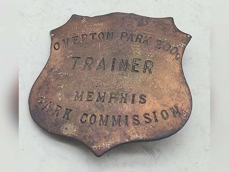 Trainer Badge - Memphis Park Commission, Overton Park Zoo - Northern ...