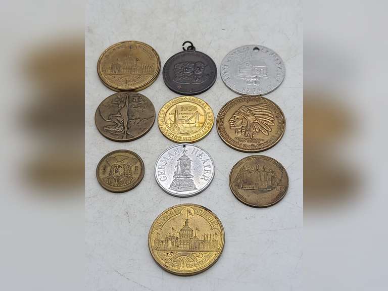 Nice - World's Fair & Anniversary Token/Medal Collection - 1893-1904 ...