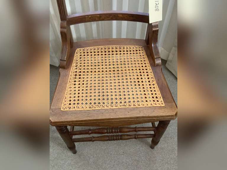 Antique ladderback cane bottom chair. Circa 1800s. - Northern Kentucky ...