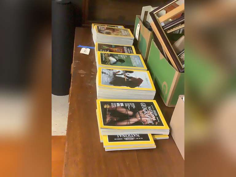 National geographics magazines from 1985 through 1987; 1989 through ...