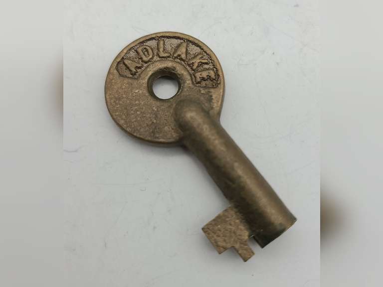 Adlake brass railroad key - Northern Kentucky Auction, LLC