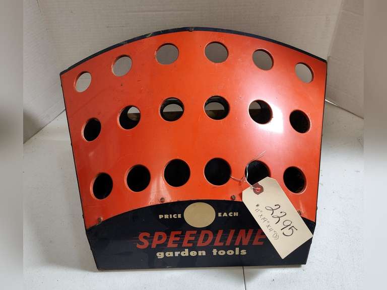 Speedline metal garden tool display - Northern Kentucky Auction, LLC