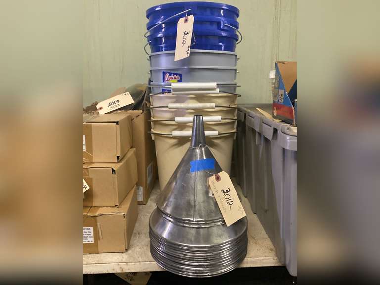 Buckets and funnels - Northern Kentucky Auction, LLC