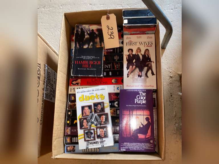 Box VCR tapes - Northern Kentucky Auction, LLC
