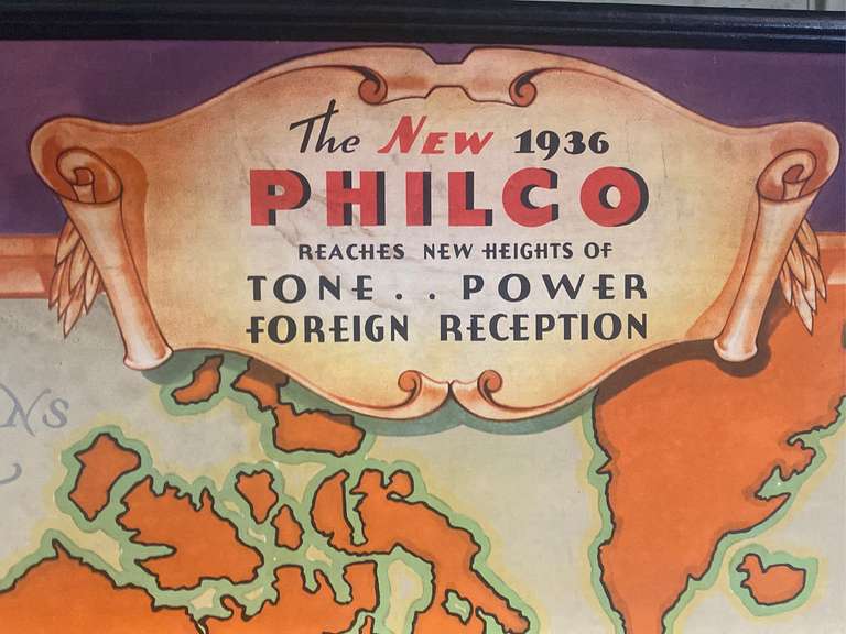 The new 1936 Philco advertising map - Northern Kentucky Auction, LLC