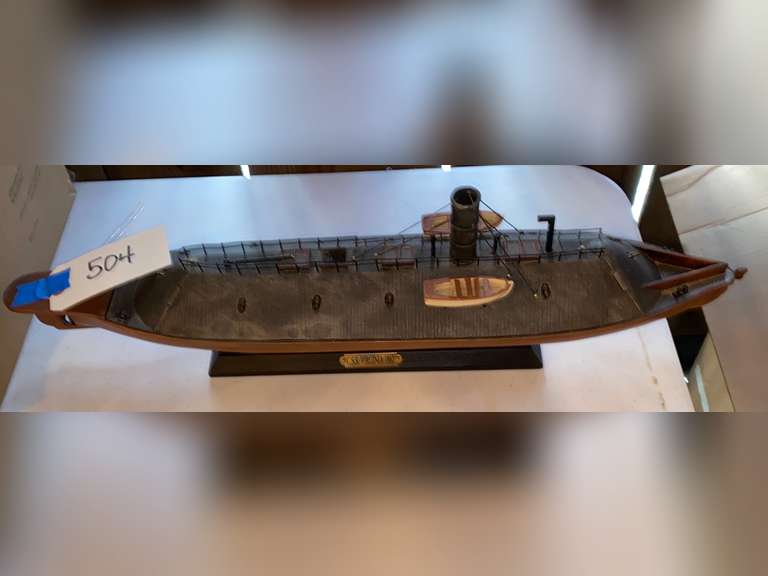 CSS Virginia 1862, model - Northern Kentucky Auction, LLC