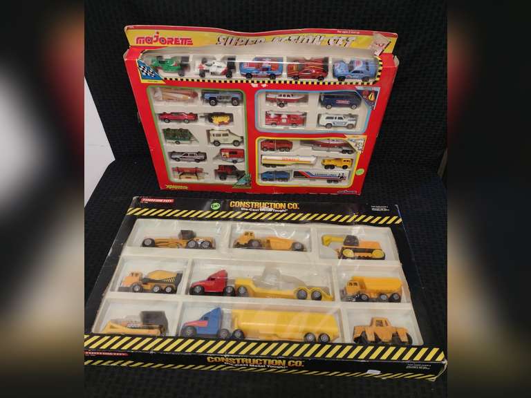 Majorette Super Action Set and Tootsietoy Construction Co, both appear ...