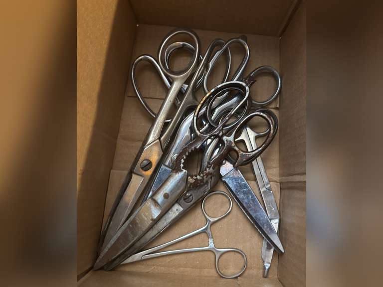 Box with scissors - Northern Kentucky Auction, LLC