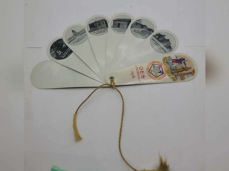 1916 - Order of Eastern Star - Celluloid - "Robert Morris" Advertising ...