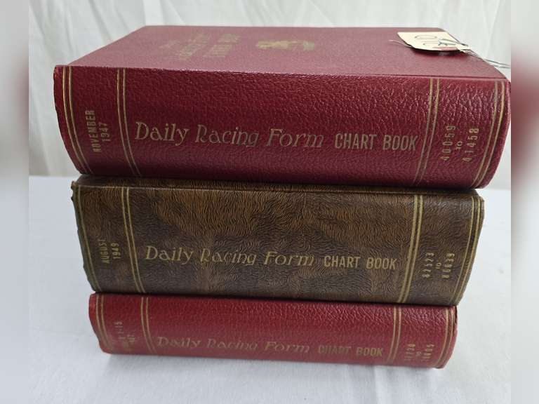 1947, 1949 Daily Racing Form Chart Books - Northern Kentucky Auction, LLC