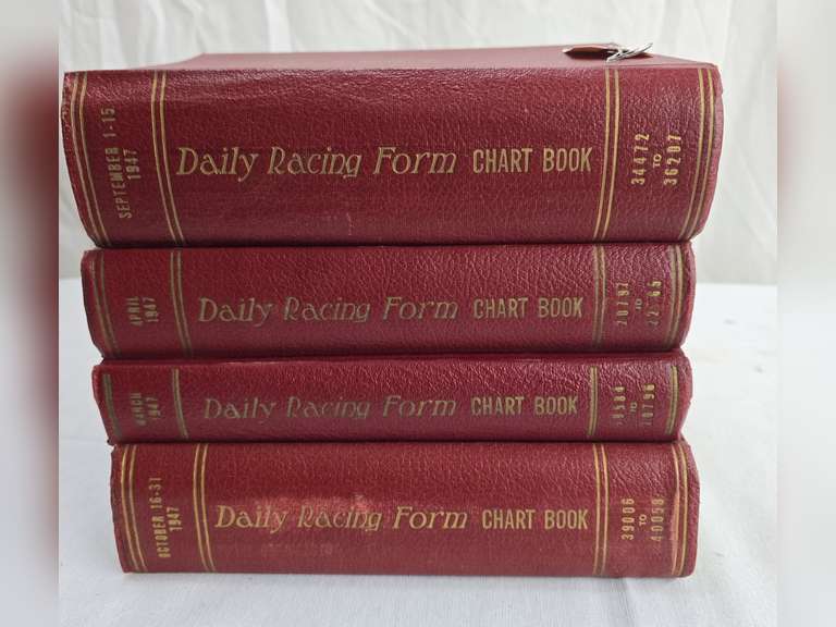 1947 Daily Racing Form chart books - Northern Kentucky Auction, LLC
