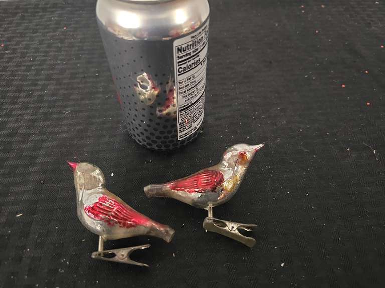 Mercury glass birds - Northern Kentucky Auction, LLC