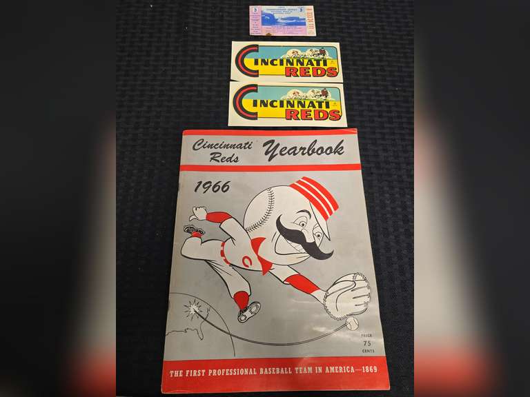 Cincinnati Reds tickets and yearbook - Northern Kentucky Auction, LLC