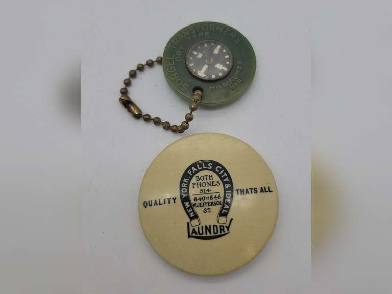 2 Nice Bakelite/Celluloid Advertising PIeces - New York Falls City ...
