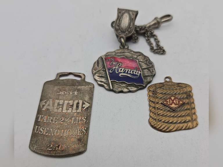 3 Advertising Watch & Key FOBs - F. Meyer & Bro Furnace Pipe - Peoria ...