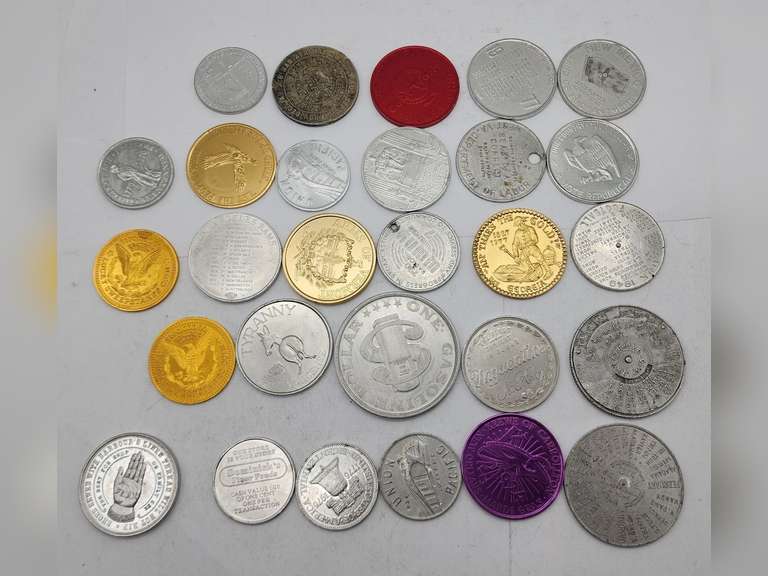 28 United States Aluminum Medals & Tokens - Advertising, Events ...