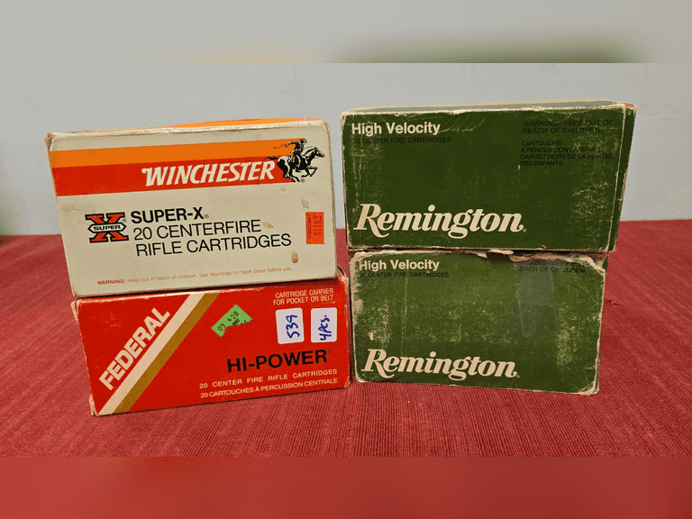 Winchester Super X 20 Centerfire Rifle Cartridges, 30-06 & 243, Federal ...