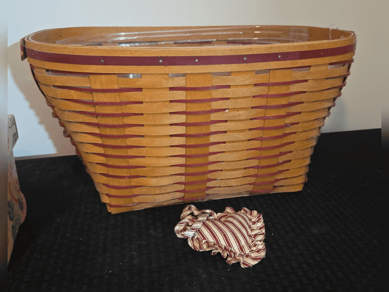 1994 Longaberger Basket with Protector, Heart and More - Northern ...