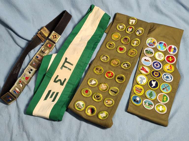 Early Boy Scout merit badges and belt badges - Northern Kentucky ...