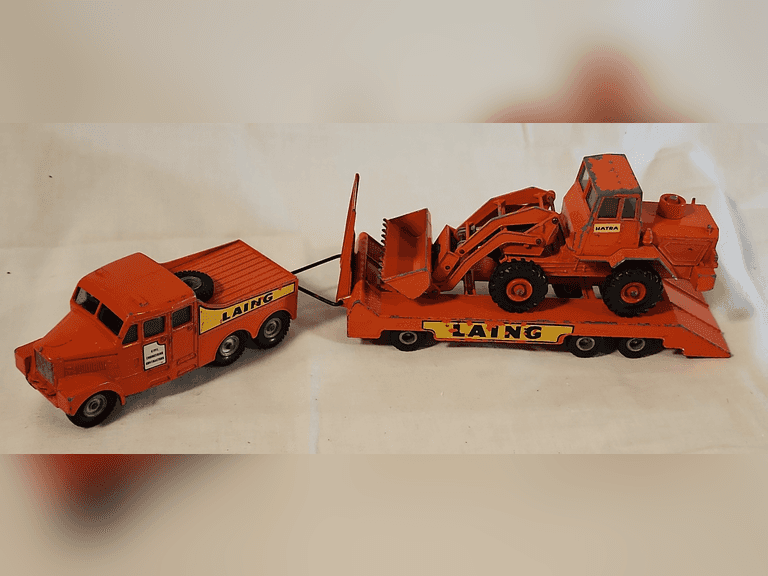 Matchbox Lesney King Size Scammell tractor and trailer with Loader ...