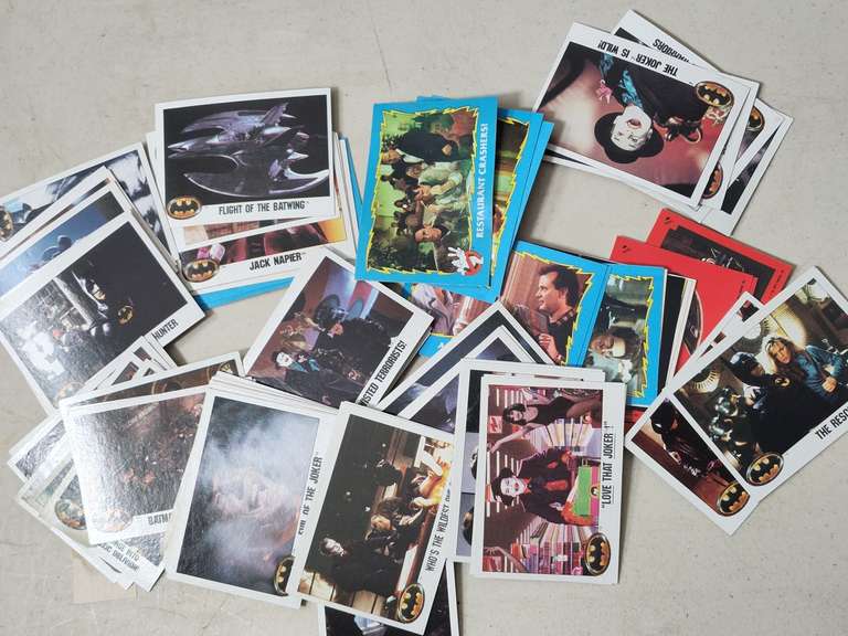 Batman and Ghostbusters trading cards - Northern Kentucky Auction, LLC