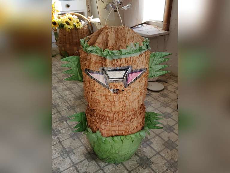 Tiki Multicolor Paper Pinata - Northern Kentucky Auction, LLC