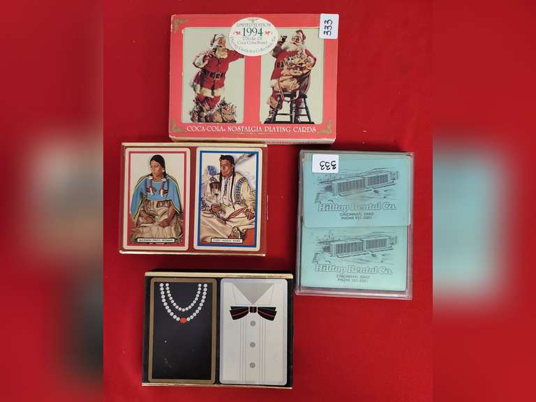 Four double sets of cards. - Northern Kentucky Auction, LLC