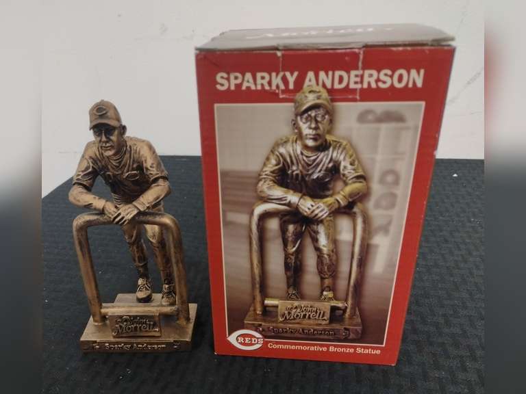Sparky Anderson Commemorative Bronze Statue - Northern Kentucky Auction ...