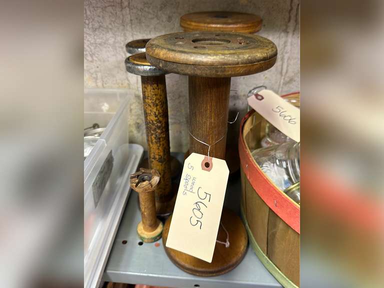Wooden spools - Northern Kentucky Auction, LLC