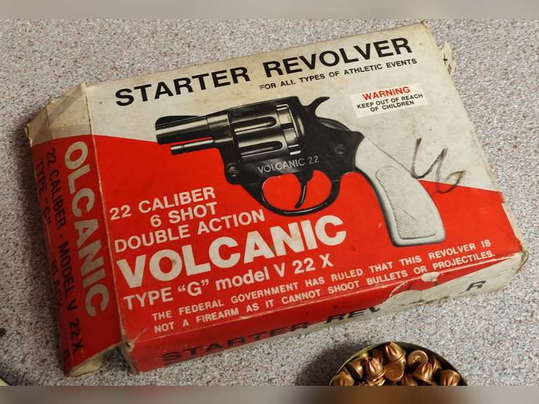 Volcanic type G model V22X 22 caliber starter revolver - Northern ...