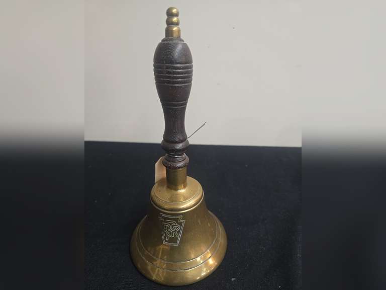 Brass Conductors Railroad Hand Bell - Northern Kentucky Auction, LLC