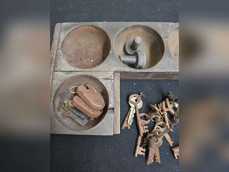 Railroad cash drawer for tickets, keys, locks, etc - came out of Walton ...