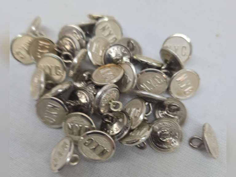 NYC New York Central Railroad small uniform buttons - Northern Kentucky ...