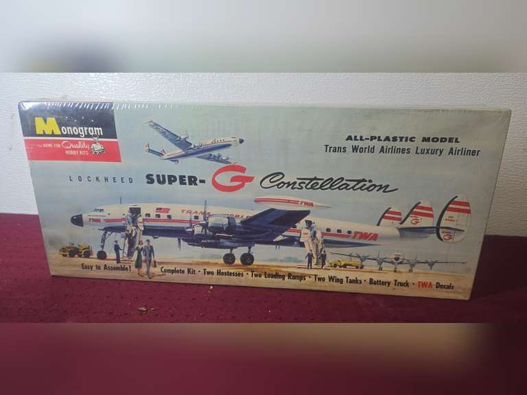 Lockheed Super G Constellation plastic model, unopened - Northern ...