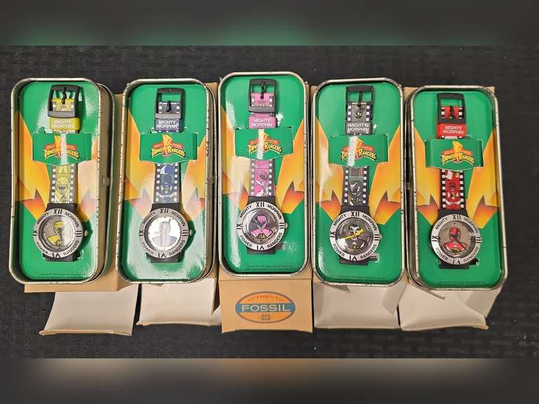 1993 Mighty Morphin Power Ranger Watch by Fossil (5) - Northern ...
