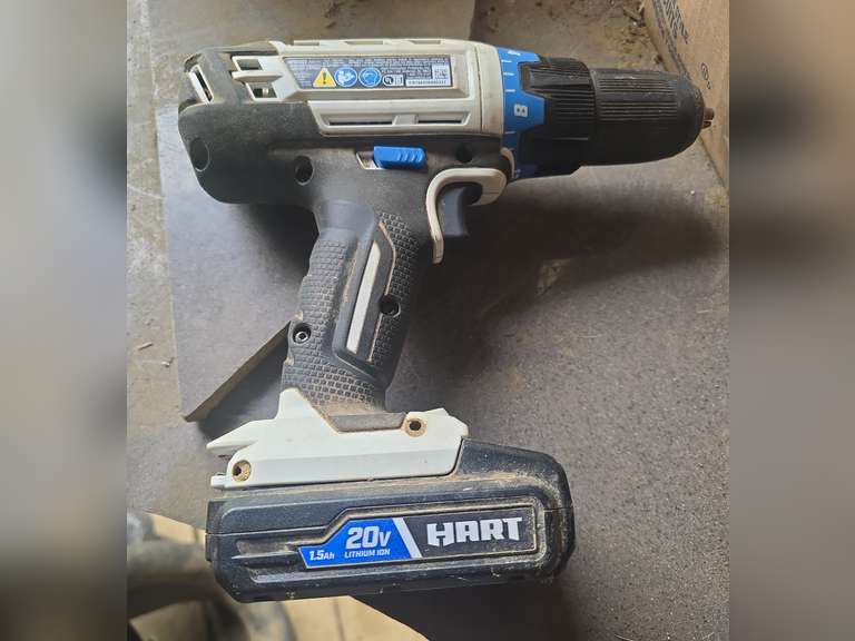 Hart 20v cordless rechargeable driver with battery, working - Northern ...