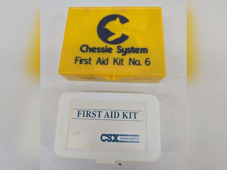 2 Railroad Company Full First Aid Kits - CSX Transportation & Chessie ...