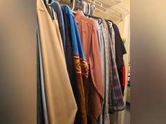 Right side of closet, men's clothing - Northern Kentucky Auction, LLC