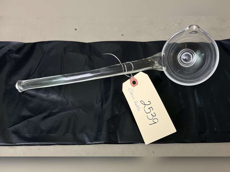 Glass ladle 13.5” long. - Northern Kentucky Auction, LLC
