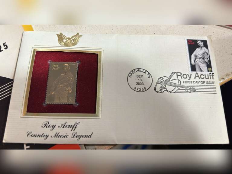 Roy Acuff Country Music Legend stamp - Northern Kentucky Auction, LLC
