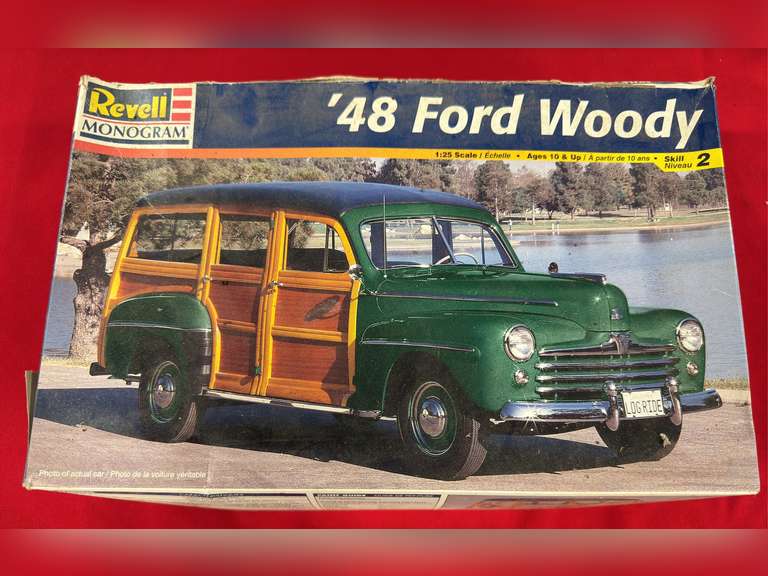 ‘48 Ford Woody Model Kit-1998 Opened - Northern Kentucky Auction, LLC