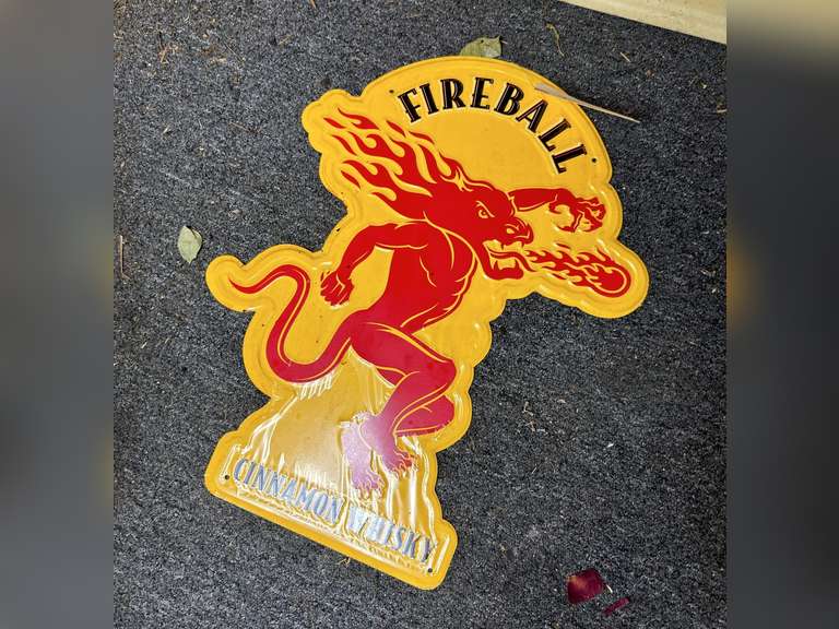 Fireball sign - Northern Kentucky Auction, LLC