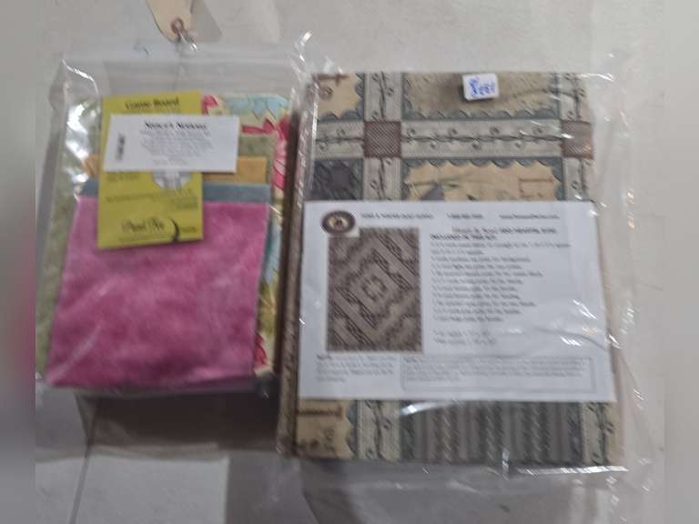 2 Quilt kits, Nancy's notions ginger blossom table runner and Fons and ...