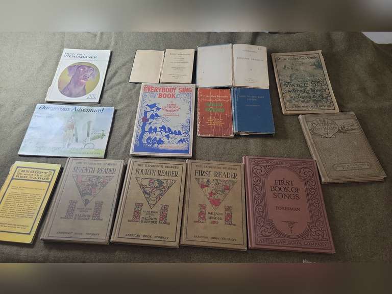 Vintage Books-3rd, 4th, and 7th Grade Reader, First Book of Songs and ...