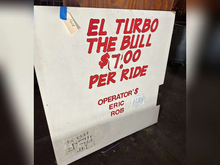 4’ El Toro the bull sign - Northern Kentucky Auction, LLC