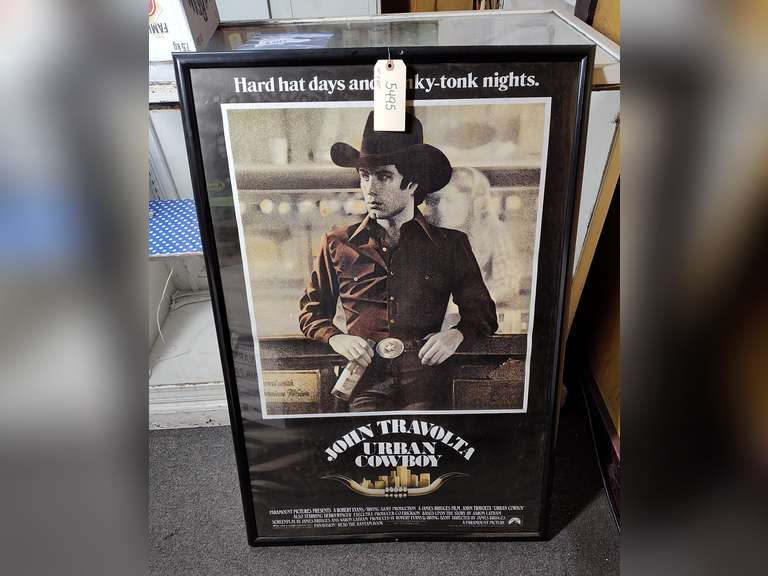 Framed Urban Cowboy poster displayed at Bobby Mackey's - Northern ...