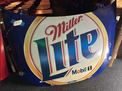Miller Lite NASCAR hood - Northern Kentucky Auction, LLC