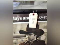 Framed Urban Cowboy poster displayed at Bobby Mackey's - Northern ...